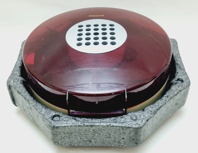 VINTAGE PHILIPS SPACE Age UFO turntable 22GF303/03L portable record ...