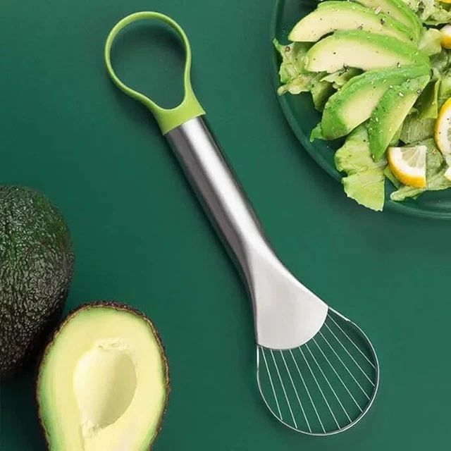 AVOCADO SLICER TOOL 2-in-1 Stainless Steel Cutter Slicer and Avocado ...