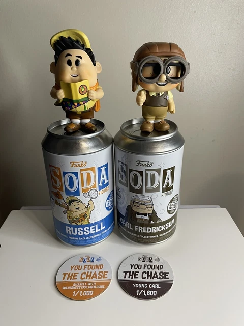 CHASE SET FUNKO Soda Pixar UP- Carl Fredricksen & Russell Limited ...