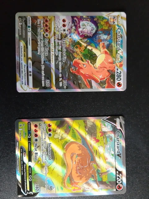 POKEMON CHARIZARD UPC Promo Cards X2 V Vstar Vmax SWSH260 & SWSH262 UPC ...
