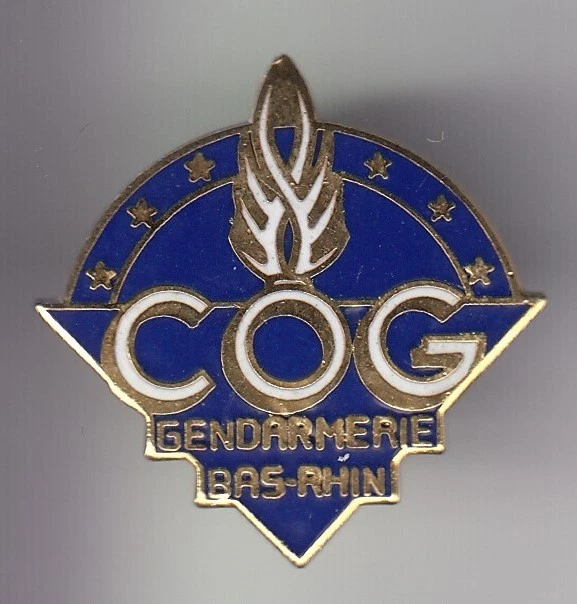 RARE PIN'S PINS.. Gendarmerie National Europe Cog Command Alsace 67 ~Dy ...
