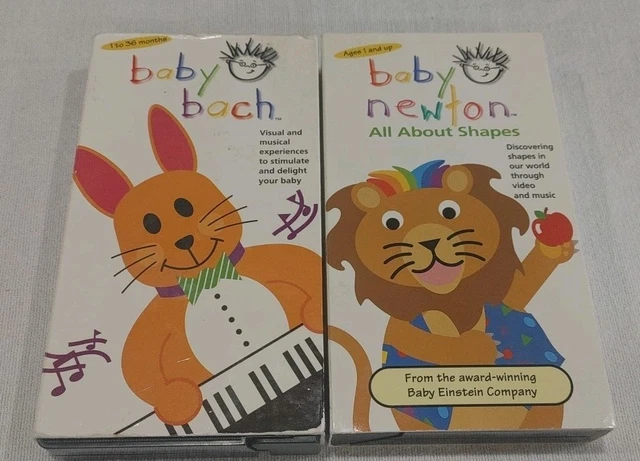 BABY EINSTEIN VHS Lot - Baby Bach & Baby Newton Videotape £17.78 ...