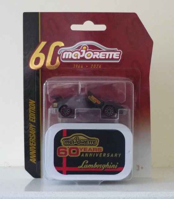 MAJORETTE LAMBORGHINI COUNTACH & Tin 60th Anniversary Edition 1964 ...