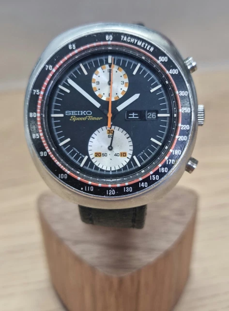 VINTAGE SEIKO 6138-0011 Speed-Timer UFO Automatic Chronograph Men's ...