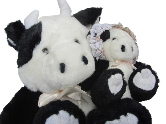 VINTAGE PATAMATES 13& Cow and Calf soft toys PMS £4.99 - PicClick UK