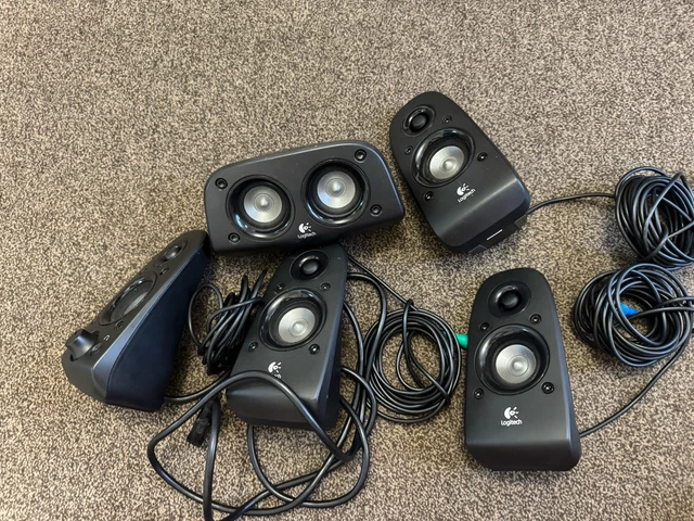LOGITECH Z506 5.1 Surround Sound Speaker System Just Satellites - No ...