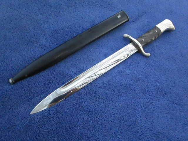 ORIGINAL WW2 GERMAN FIREMEN DRESS BAYONET AND SCABBARD E.u.F. HORSTER ...