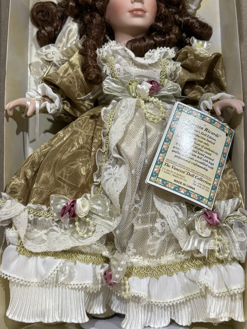 VTG VANESSA FINE Porcelain Doll Timeless Treasure Collection 16" Long ...
