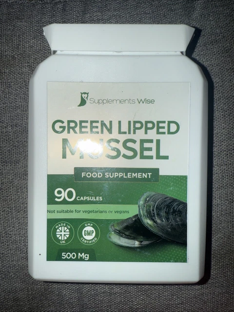 GREEN LIPPED MUSSEL For Dogs & Humans 90 x 500mg Capsules Joint Pain ...