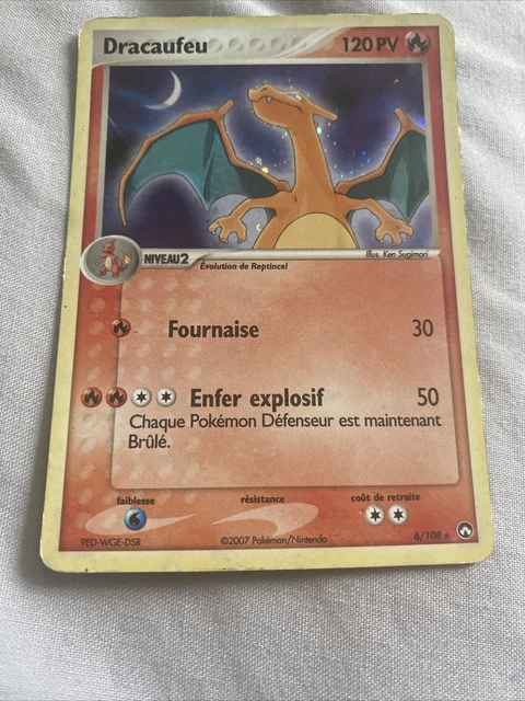 CARTE POKEMON DRACAUFEU 6/108 Holo EUR 50,00 - PicClick FR CARTE POKEMON DRACAUFEU 6/108 Holo EUR 50,00 - PicClick FR