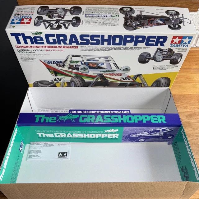 TAMIYA THE GRASS Hopper 1/10th Scale RC Car EMPTY BOX RARE £15.00 ...