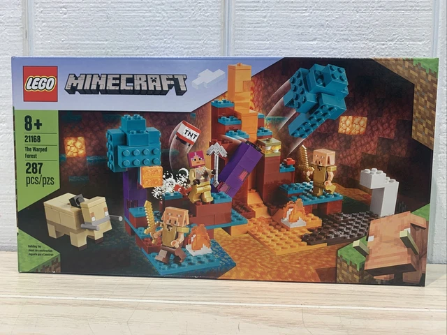 LEGO MINECRAFT 21168 The Warped Forest Minecraft Nether Creative ...