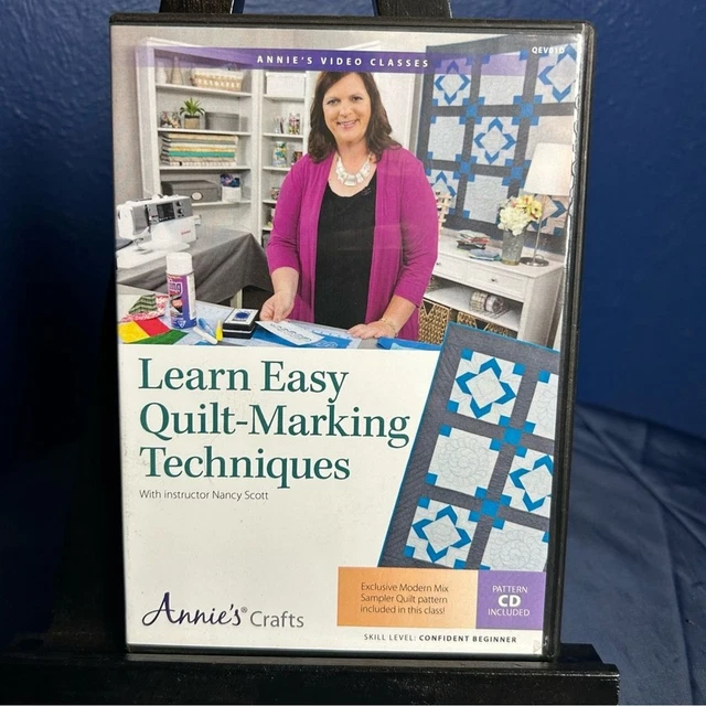 LEARN EASY QUILT- Making Techniques Two-DVD Instructional Set by Annie ...