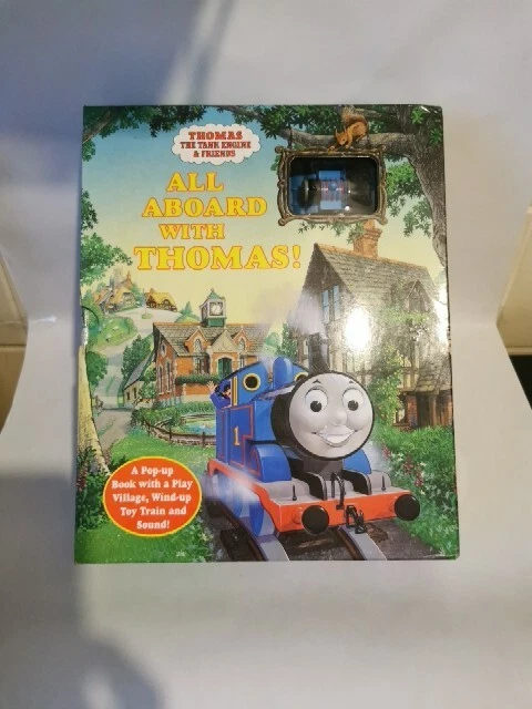 THOMAS THE TANK Engine Pop up Book, "All aboard with Thomas" £5.00 ...