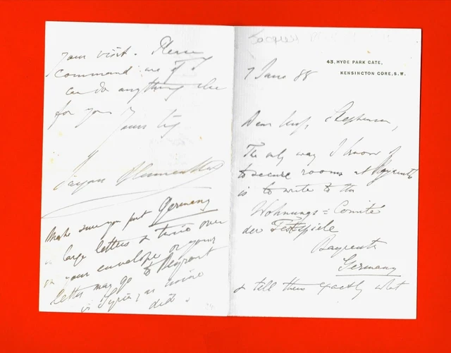 AE19-L.A.S-JACQUES BLUMENTHAL-PIANISTE-COMPOSITEUR-ALLEMAND-1888 EUR ...