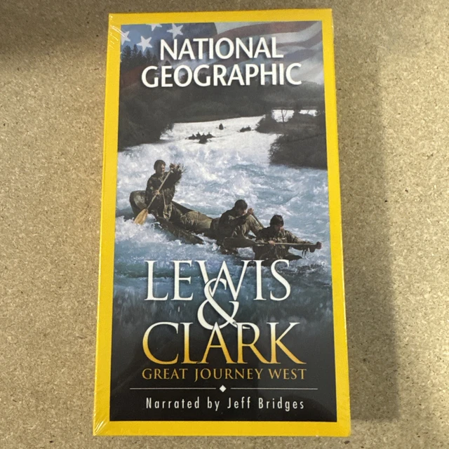 VHS NATIONAL GEOGRAPHIC Lewis & Clark Great Journey West - Jeff Bridges ...