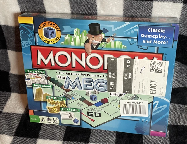 MONOPOLY: THE MEGA Edition - Classic Reboot Board Game - Brand New £31. ...