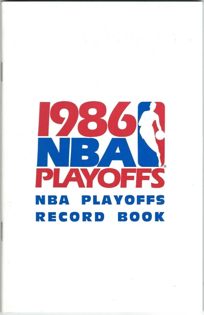 1986 NBA PLAYOFFS Record Book - BOSTON CELTICS vs. HOUSTON ROCKETS ...