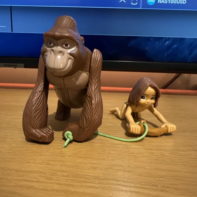 MCDONALDS WALT DISNEY Tarzan Happy Meal Kala Young Tarzan Wind Up Toy ...