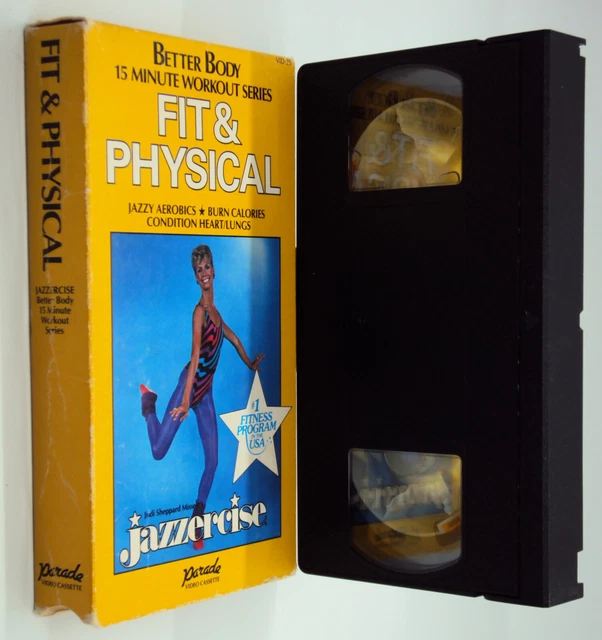 FIT & PHYSICAL VHS Better Body 15 Minute Workout Video Jazzercise J.M ...