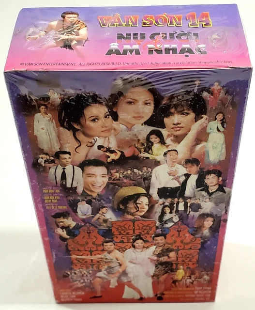 VAN SON VIDEO 14~Nu Cuoi va Am Nhac 1999 Vietnamese Music VHS Tape New ...