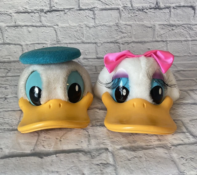 VINTAGE DONALD DUCK & Daisy Duck Hat Disney World 1980s Snapback Made ...