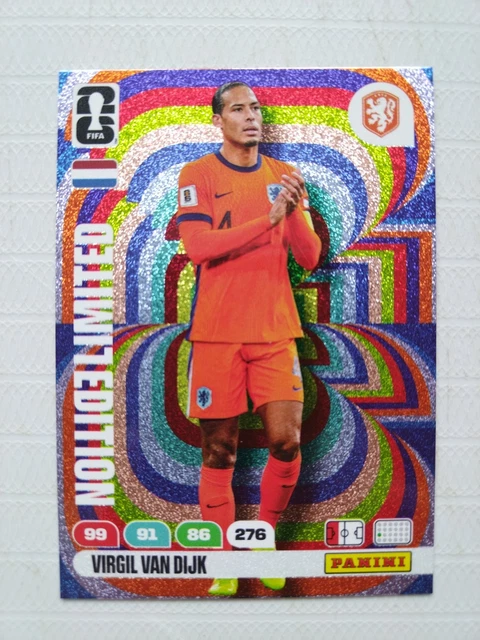 PANINI FIFA WORLD Cup 2026 - Virgil Van Dijk Limited Edition ...