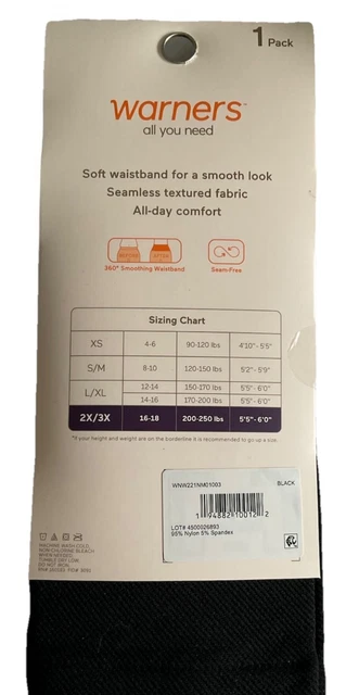 NEW WARNERS SEAMLESS Shortie Shapewear You Pick Size & Color Blissful ...