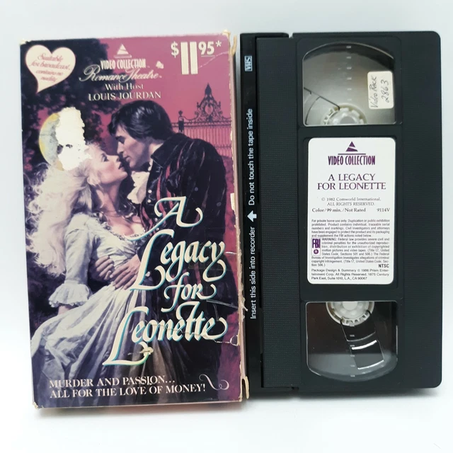 A LEGACY FOR LEONETTE VHS VIDEO Prism Vhs We ship with Xtra Care £6.87 ...