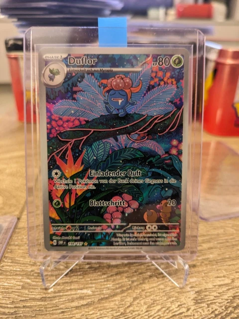 DUFLOR 198/197 ILLUSTRATION Rare Obsidianflammen Pokemon Karte Deutsch ...