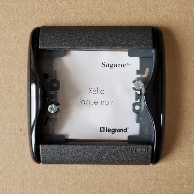 LEGRAND SAGANE 85200 - 1 Plaque 1 poste - XELIO NOIR EUR 9,90 - PicClick FR