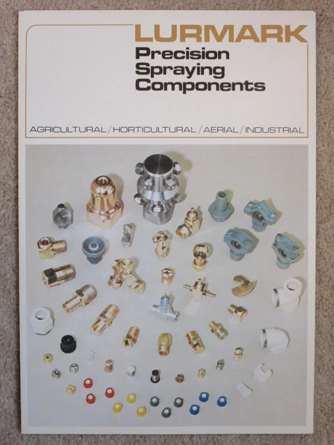 LURMAK PRECISION SPRAYING Components/Nozzles Sprayer brochure/leaflet ...
