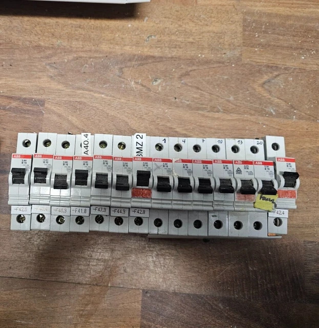14X ABB S261 B16 Leitungsschutzschalter 1 polig Sicherungsautomat Automat EUR 22,99 - PicClick DE