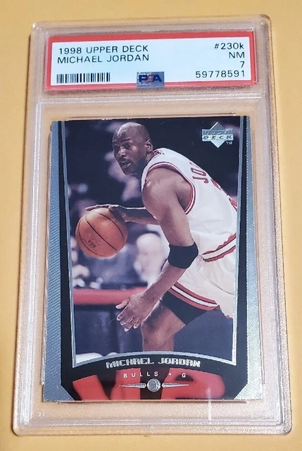 MICHAEL JORDAN 1998 pont supérieur #230k PSA Neuf 7 EUR 19,66 - PicClick FR