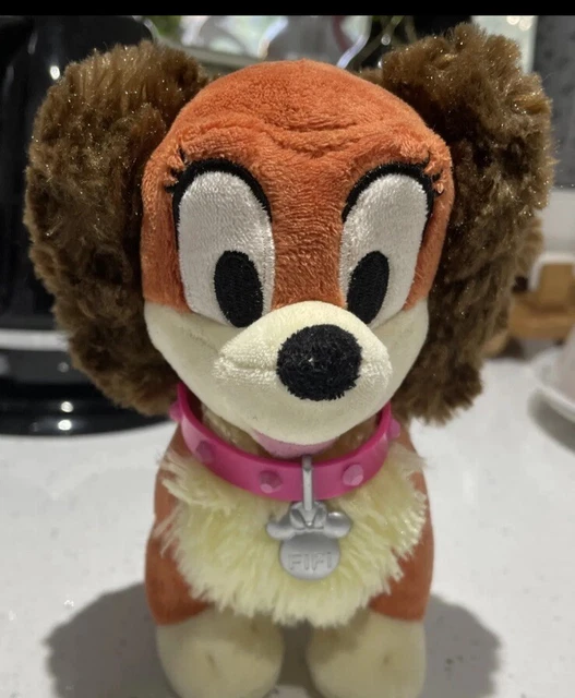 DISNEY STORE FIFI Minnie Mouse Dog Mickey Mouse Clubhouse Plush Soft ...