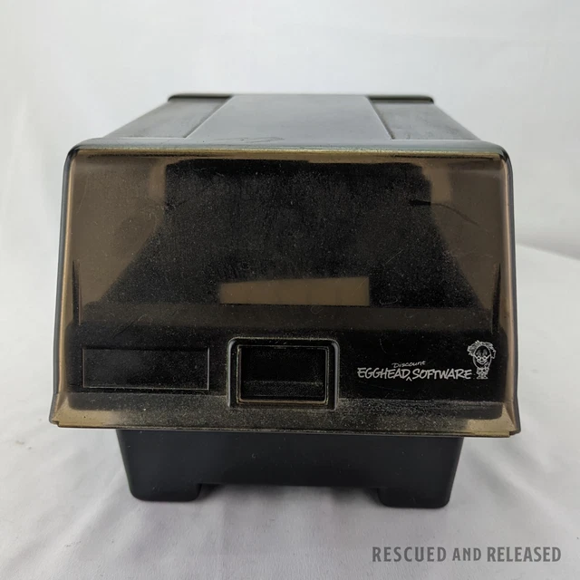 VINTAGE EGGHEAD SOFTWARE 5.25" Floppy Disk File Case Holder Organizer ...
