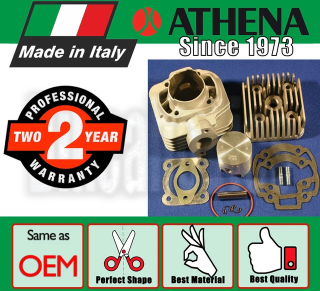 ATHENA CYLINDER KIT - 70 cc 10mm Pin - with Cylinder Head for Suzuki UF ...