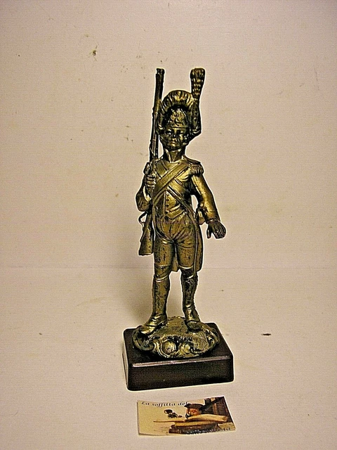 STATUINA FONTANINI STAMPO Maestro Simonetti Era Napoleonica plastica cm ...