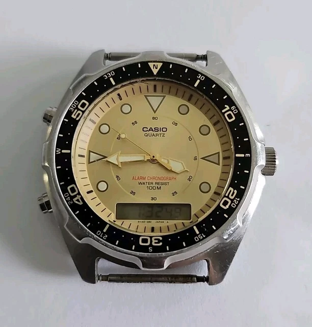 MONTRE POUR HOMME Casio Arnie AMW-320D Ana/Digi alarme chronographe EUR ...