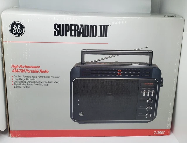 NEWGE GENERAL ELECTRIC Superadio Series III Long Range AM/FM Super ...