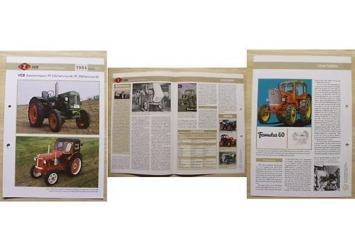 TRACTEUR TRACTEUR IFA VEB RT 325 / Famulus 40, RT 330 / Famulus 60 1964 ...