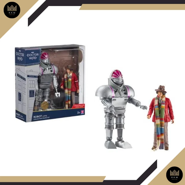 DOCTOR WHO 4TH Doctor and K1 Robot - Collectors Action Figures - New ...