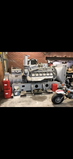 HATZ MASSIVE V12 Ship Generator Engine Twin Turbo Donkey Engine ...