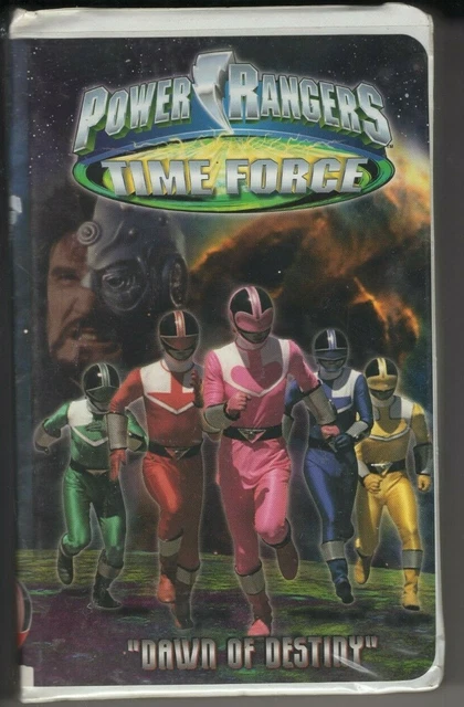 POWER RANGERS TIME Force VHS Lot: Dawn Destiny End Time Quantum Ranger ...