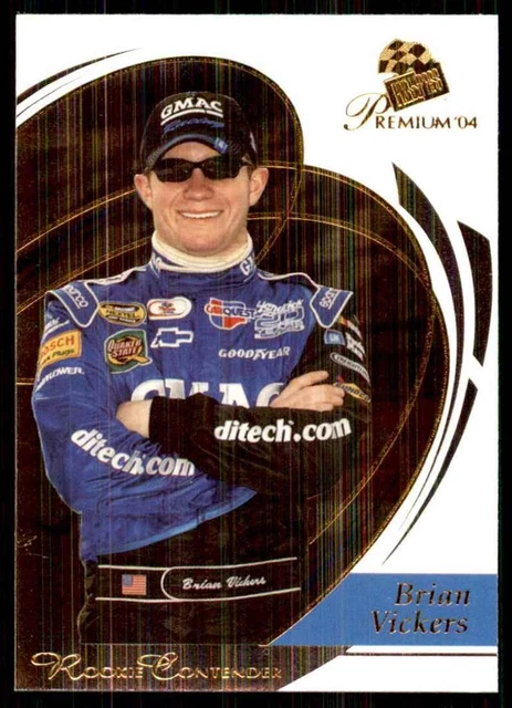 2004 PRESS PASS Premium Brian Vickers Crc #35 EUR 1,40 - PicClick FR
