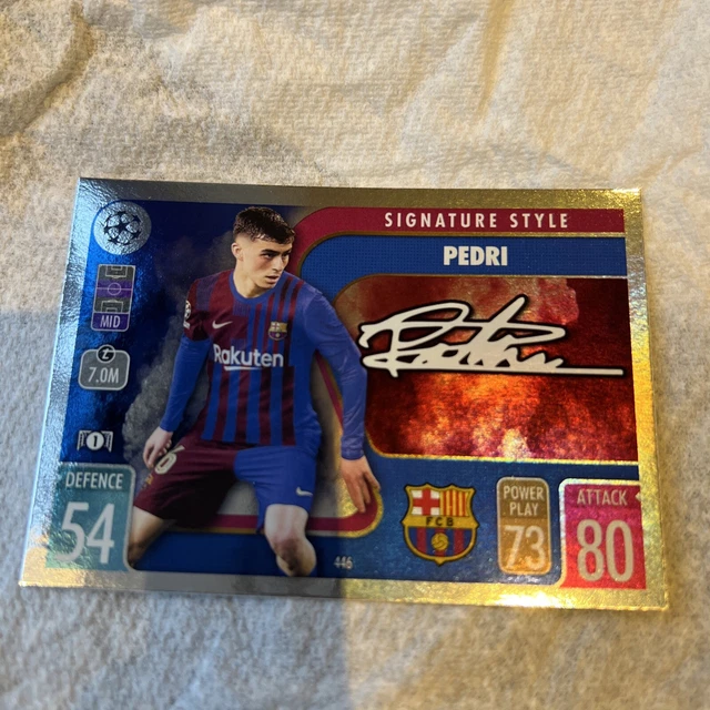 MATCH ATTAX 21/22 Pedri SIGNATURE STYLE Card # 446 New Condition £3.29 ...