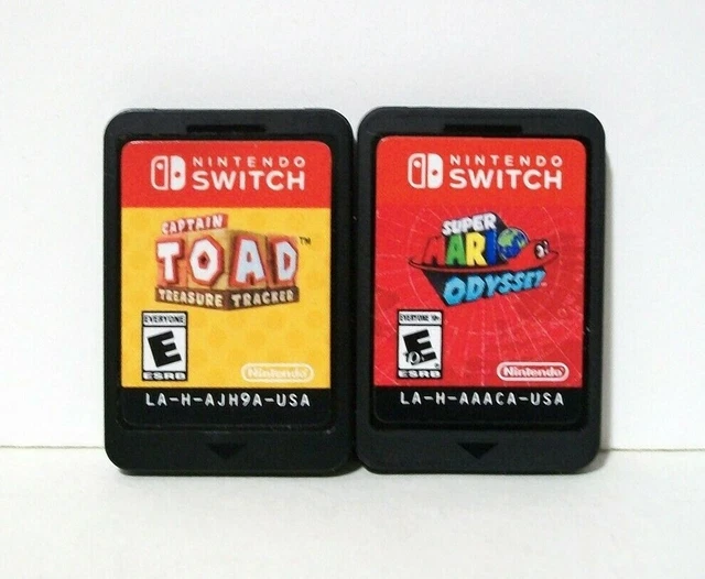 CAPTAIN TOAD TREASURE Tracker & Super Mario Odyssey Nintendo Switch ...
