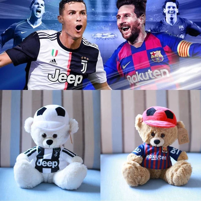 SOFT AND COMFORTABLE Messi And Ronaldo Plush Toy £8.69 - PicClick UK