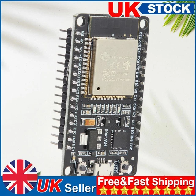 Esp 32s Esp Wroom 32 Esp32 Bluetooth Compatible Wifi Dual Core Cpu Development B £15 49