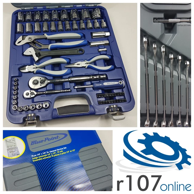 BLUE POINT 78PC Socket & General Service Set - As sold by Snap On. £269 ...